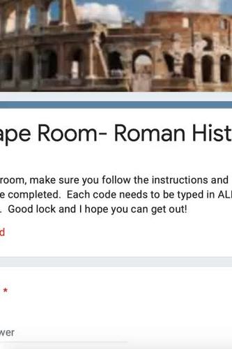 Ancient Rome Digital Escape Room, Breakout Room Test Prep, Distance ...