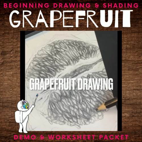 Beginning Drawing and Shading Middle or High School Art: Worksheet ...