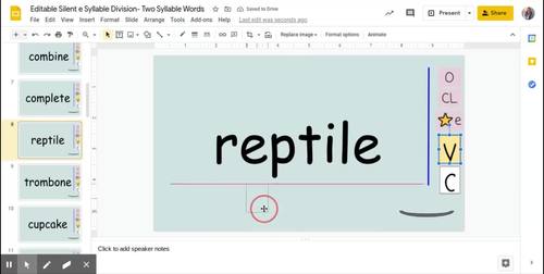 Mega Syllable Division Bundle of Interactive Slides for Distance Learning