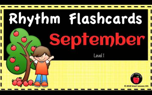 Back to School Music Activities: Rhythm Flashcard Videos: September ...