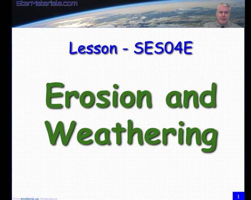 Complete STAR* Video Lesson on EROSION AND WEATHERING for Distance ...