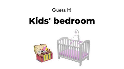 Flashcard Game (What's this? - Bedroom) by Mazic Worksheet | TPT