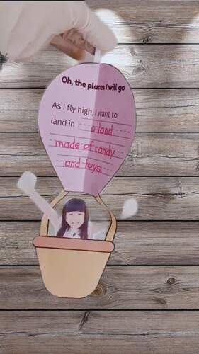 Oh, The Places You'll Go Craft, Read Across America, Dr Seuss Week, 3D ...