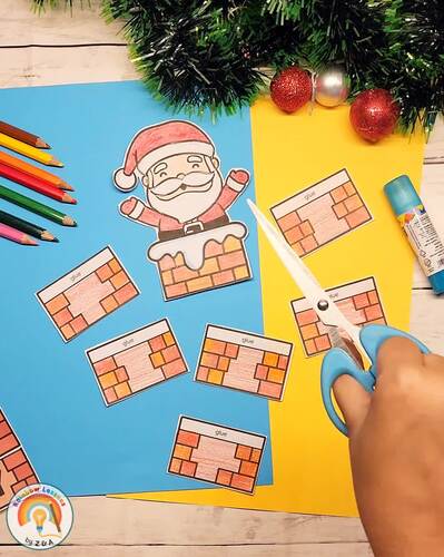 Christmas Name Craft | Christmas Name Activity | Santa Name Craftivity