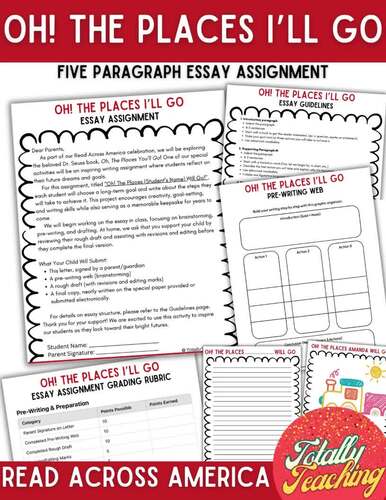 Read Across America Dr. Seuss Inspired Essay Writing Activity | TPT
