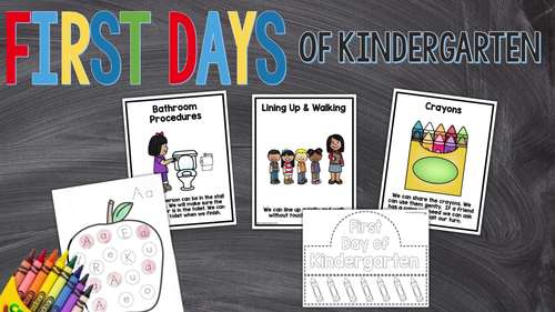 First Day of Kindergarten Back to School Lesson Plans and Activities