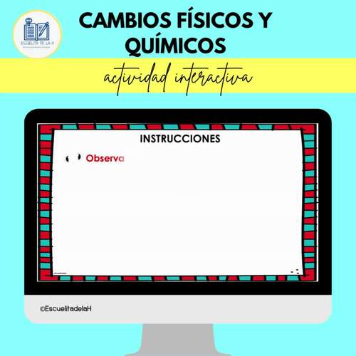 Matter and Energy in Spanish - Cambio Físico y Químico de la Materia ...