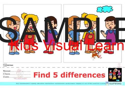 Visual Perception, Occupational Therapy, Autism, Spot 5 Differences ...