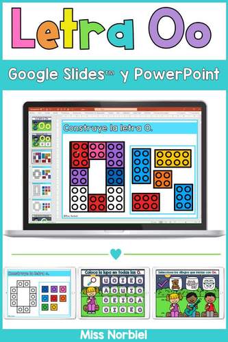 Alphabet activities in Spanish | Letra O para Google Slides™ Letter of ...