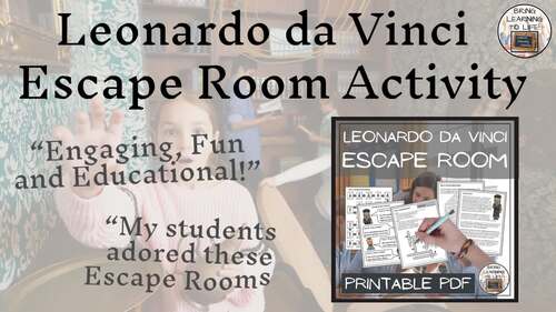 Leonardo da Vinci Escape Room | Social Studies & Art History Activity