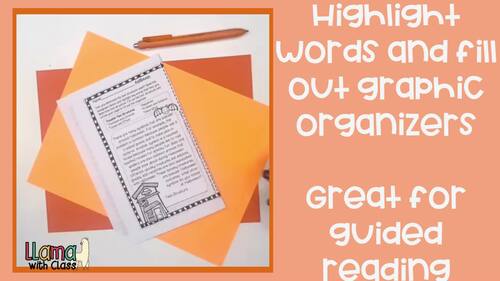 Halloween ELA Reading Comprehension Worksheets Text Structure Graphic ...