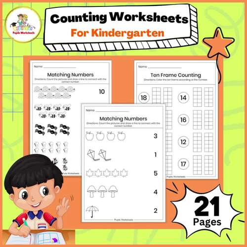 Winter Counting worksheets for kindergarten I Counting Activities ...
