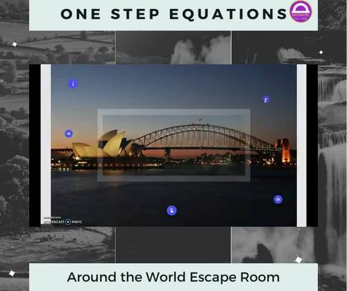 Solving One Step Equations Activity Math Digital Escape Room by Matemaths