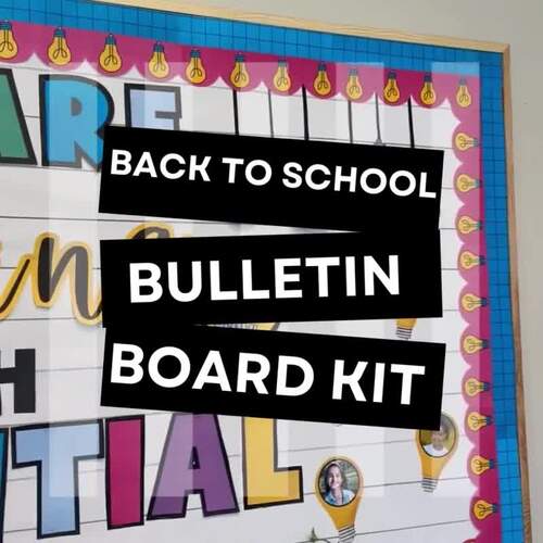 Back to School Bulletin Board Kit & Writing Activity for the First Day ...