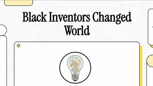 Black Inventors Black History Month Activities | Posters Video ...