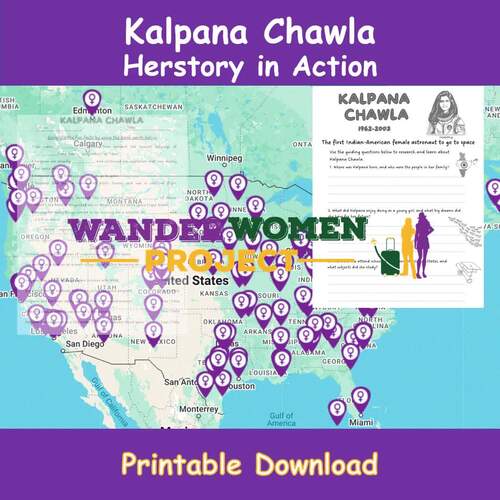 Herstory in Action - Research & Activities: Kalpana Chawla | TPT