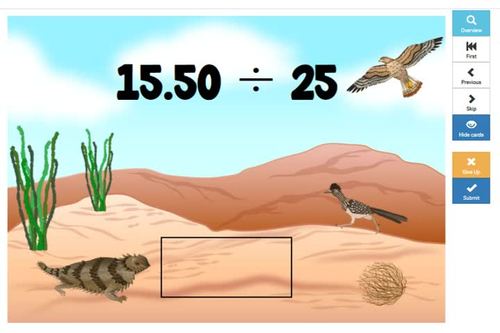 Dividing Decimals Digital Interactive Boom Cards by Simone's Math Resources