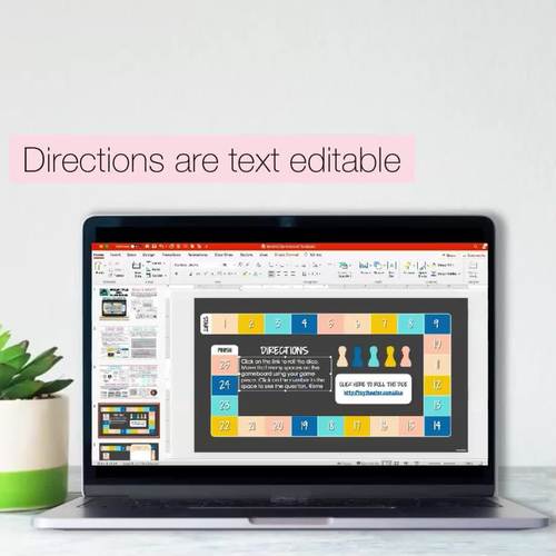Commercial Use Editable Blank Gameboard Template Google Slides Neutral ...