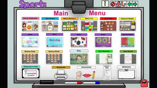 Sports Interactive Power Point Lesson NO PREP Games, worksheets, + much ...