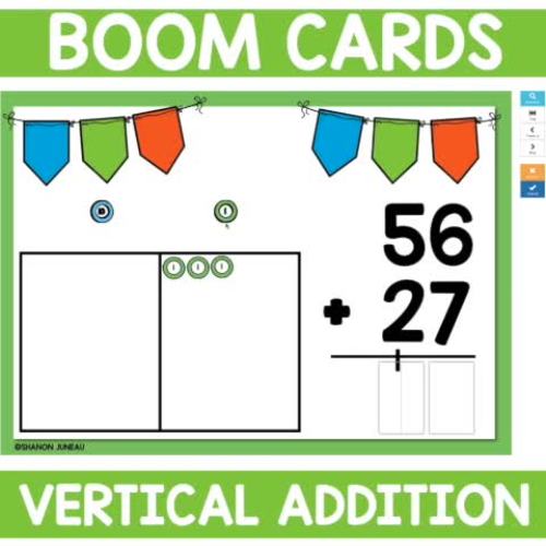 Double Digit Addition | Two Digit Addition Boom Cards | TPT