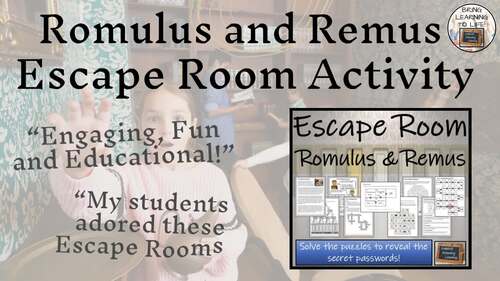 Romulus and Remus Escape Room | Social Studies & Ancient History Activity