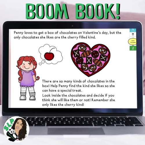 Penny's Chocolates BOOM Book (Boom Card Activity) Distance Learning