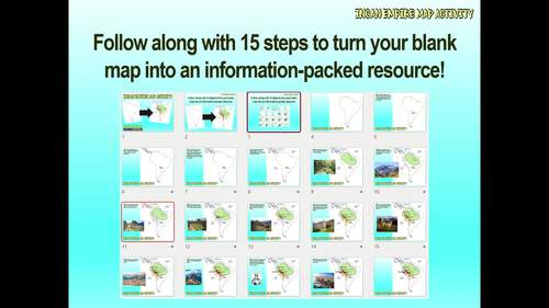 Incan Empire Mapping Activity: easy, fun, interactive 15-slide PPT
