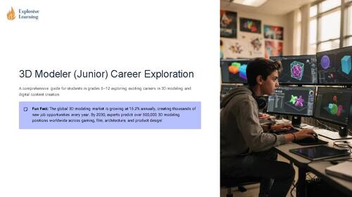 3D Modeler Career Exploration 101 Role Skills Career Lesson: Duties Skills