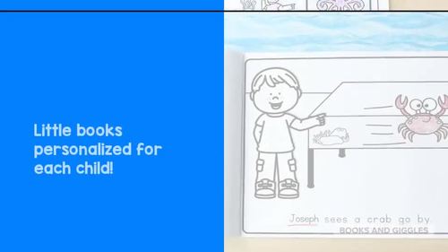 Ocean Animals Emergent Readers by Books and Giggles | TPT