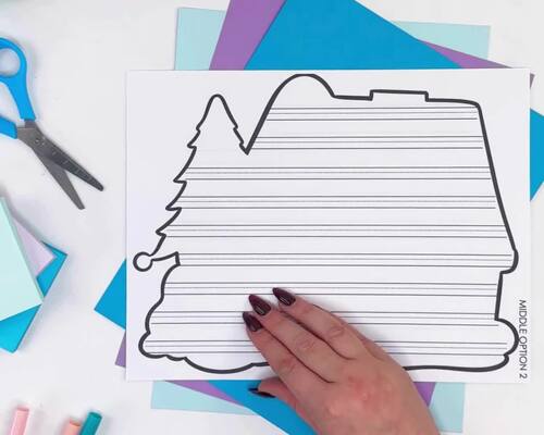 Winter Writing Craft BUNDLE | Winter Writing Activity | Snowman + Snowflake