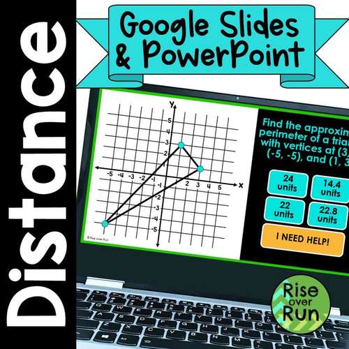 Distance Between 2 Points Practice PowerPoint & Google Slides by Rise ...