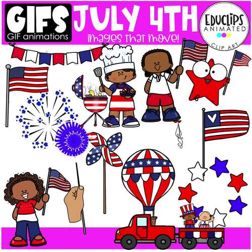 Fourth Of July Animated Clipart