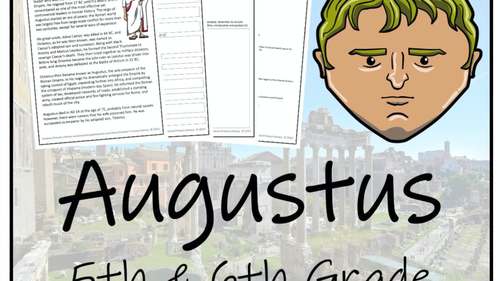 Augustus Close Reading Comprehension Activities | 5th Grade & 6th Grade