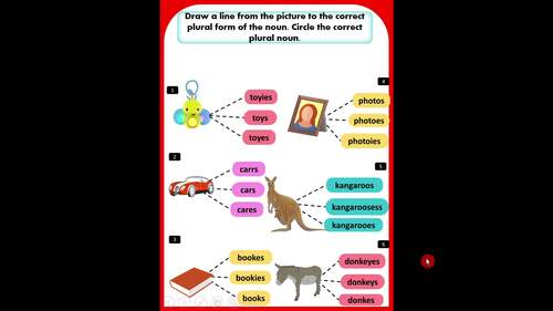 Worksheet Plural Nouns Adding S and ES by TeachDEZway | TPT