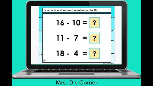 Second Grade Mathematics Standards Aligned Digital Bundle by Mrs Ds Corner