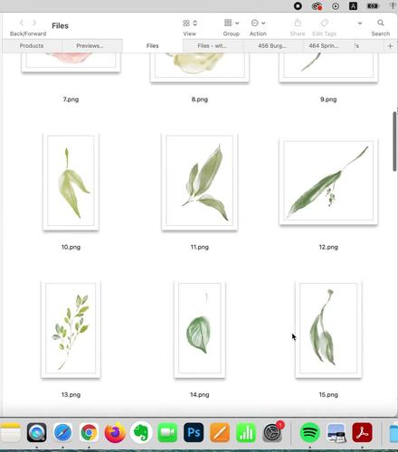 Watercolor Floral Wreath Clipart Borders Frames Poster Classroom Decor PNG