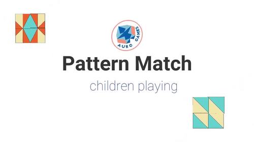 Level 1&2 Pattern Match Game by Aurogames - Auroville | TPT