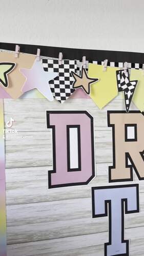 September Bulletin Board Decor // Cute Football Themed Bulletin Board ...