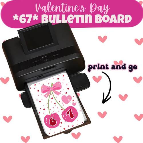 Valentine's Day Bulletin Board Kit - 67 Valentine's Day Classroom Door ...