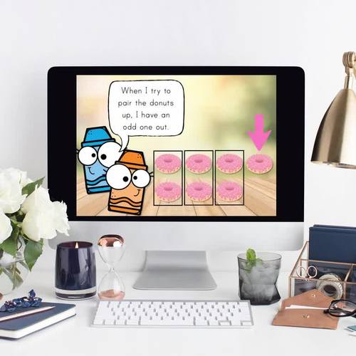 Even & Odd | Math Mini-Lesson | PowerPoint & Google Slides by Sarah Gardner