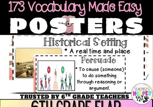 6th Grade Reading Strategies Checklist Middle School Word Wall Vocab ...