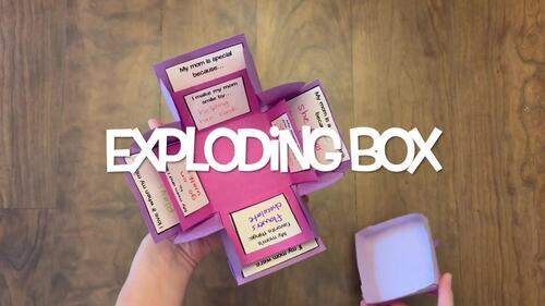 All About My Mom Mother's Day Questionaire Exploding Box Gift Idea ...