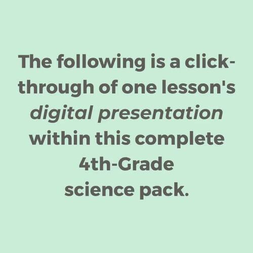 4th Fourth Grade Science Year Long NGSS Science in a Nutshell Digital ...