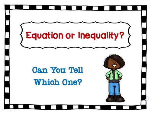 Inequalities and Equations Interactive PowerPoint by CarolJ Creations