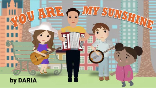 You Are My Sunshine - Read Along/Sing Along Music Video | TPT
