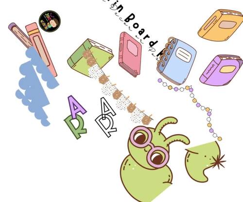 Reading or Library Bulletin Board Kit, Groovy Classroom Door Decoration ...