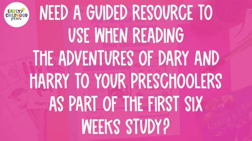 The First Six Weeks GUIDED Edition - Adventures of Gary & Harry | TPT