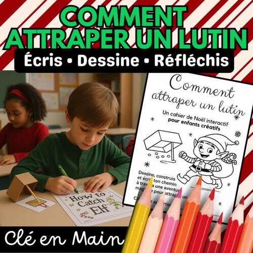 Attraper un lutin – Cahier d’écriture et d’activités Noël | Christmas, 1-4