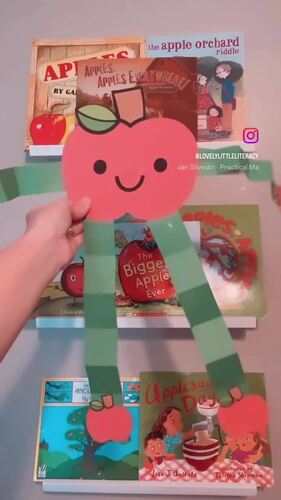 Apple Writing Craft, Fall Craft, Writing Activity, Kindergarten, 1st ...
