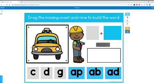 CVC Words Short Vowel Onset and Rime Kindergarten and First Grade Boom ...